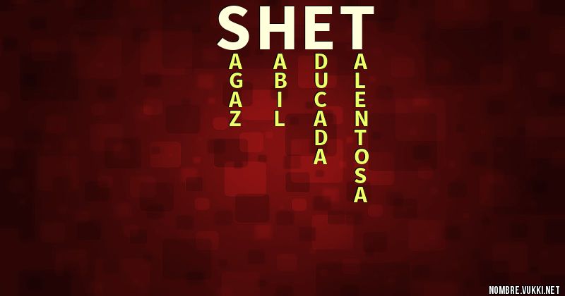 Qué significa shet
