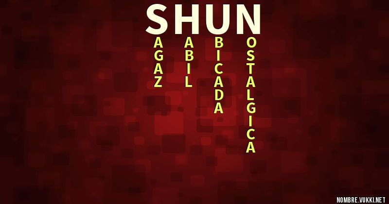Qué significa shun