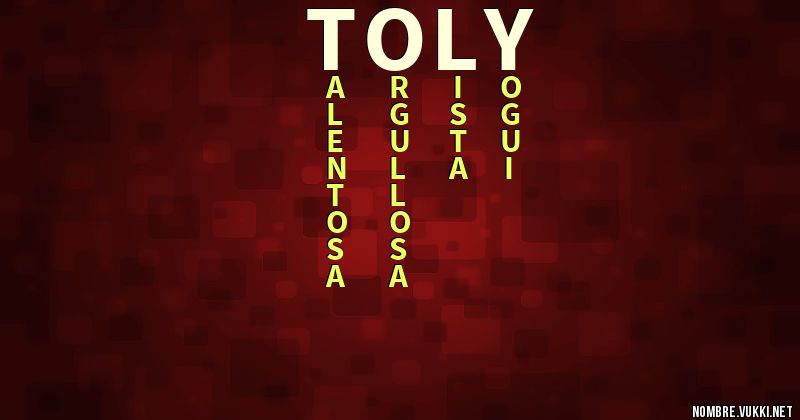 Qué significa toly