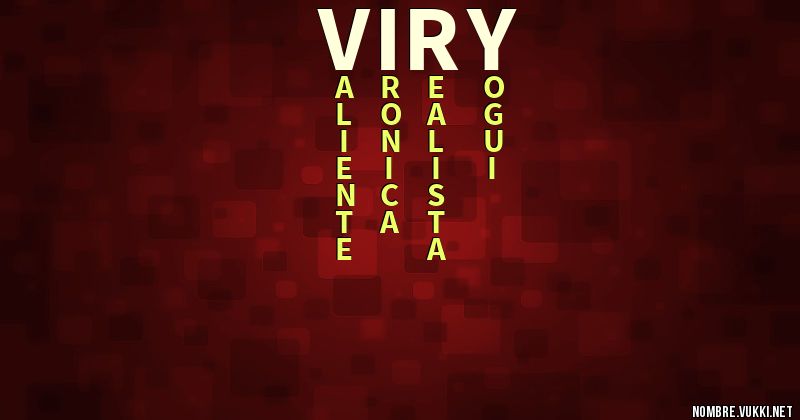 Qué significa viry