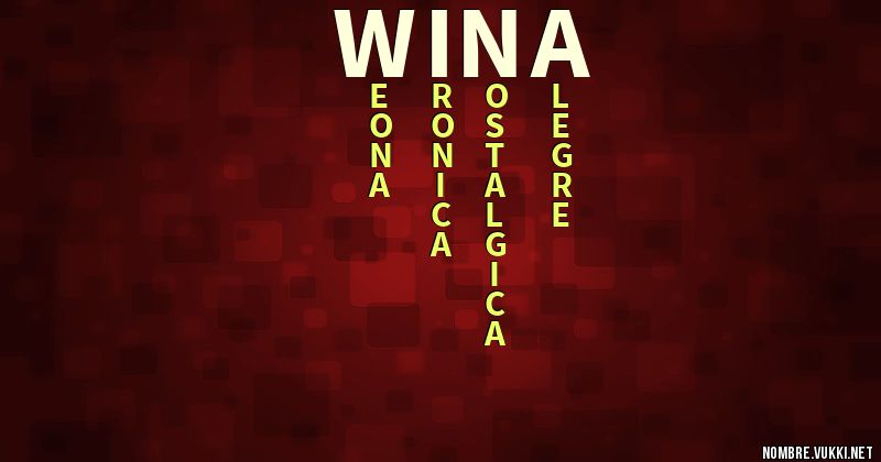 Qué significa wina