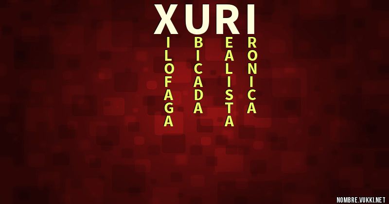 Qué significa xuri