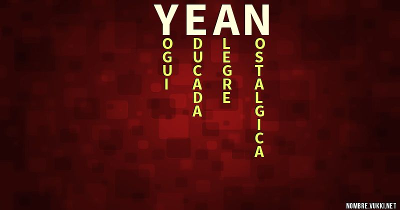 Qué significa yean
