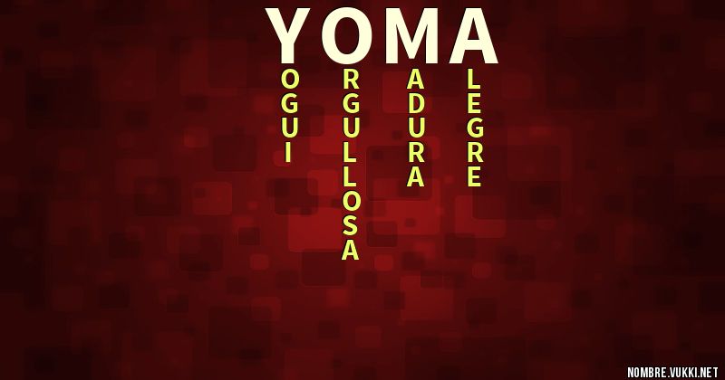Qué significa yoma
