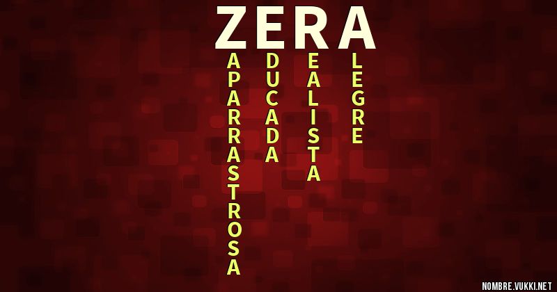 Qué significa zera