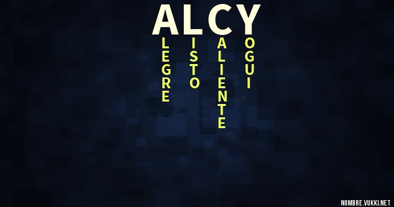 Qué significa alcy