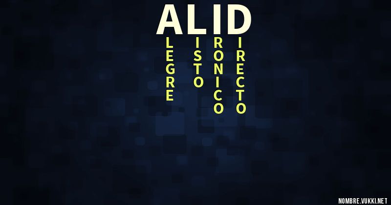 Qué significa alid