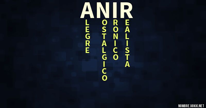 Qué significa anir