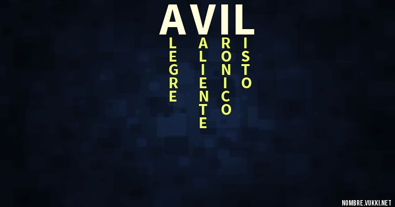 Qué significa avil