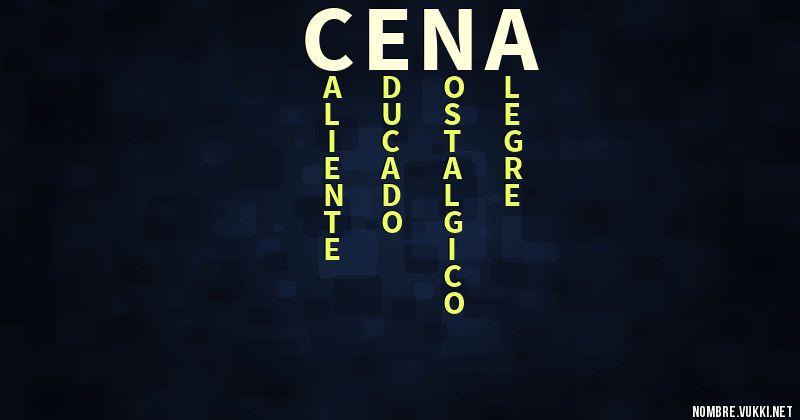 Qué significa cena