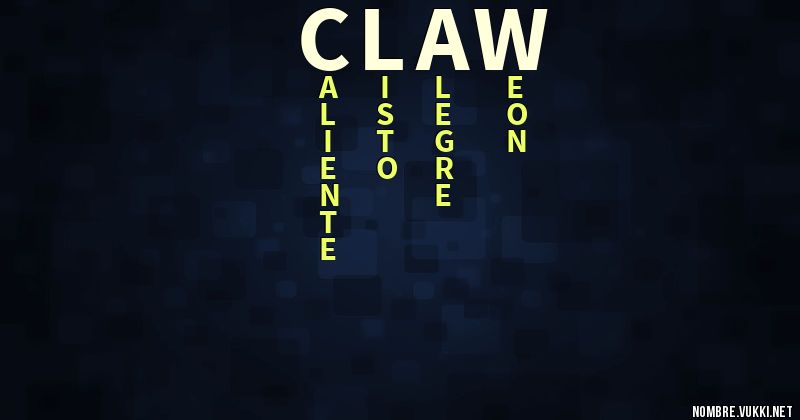 Qué significa claw