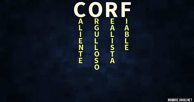Qué significa corf