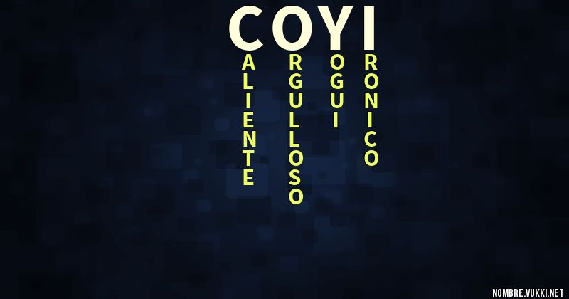 Qué significa coyi