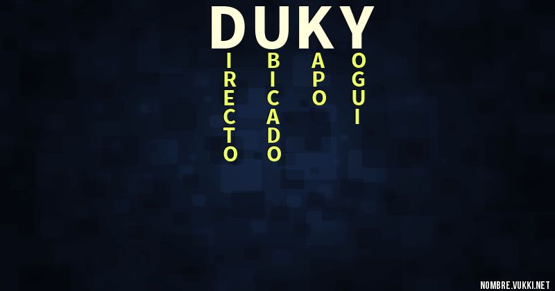 Qué significa duky