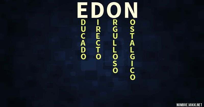 Qué significa edon