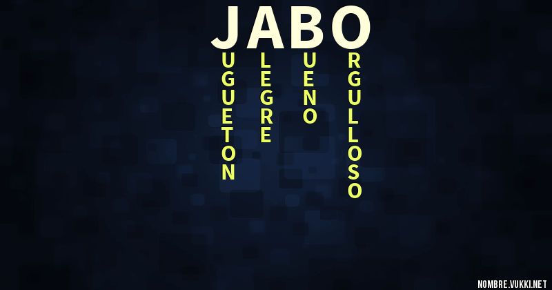 Qué significa jabo