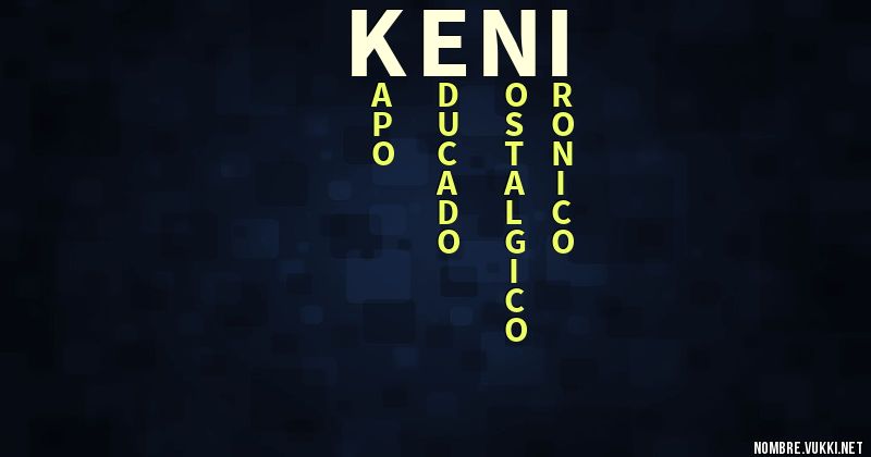 Qué significa keni