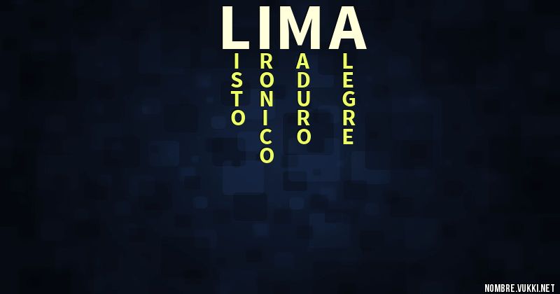 Qué significa lima