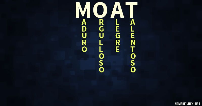 Qué significa moat