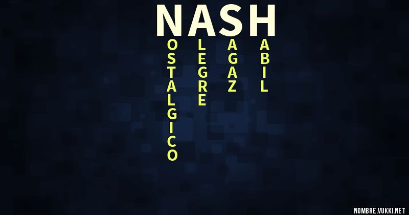 Qué significa nash