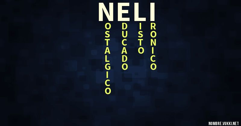 Qué significa neli