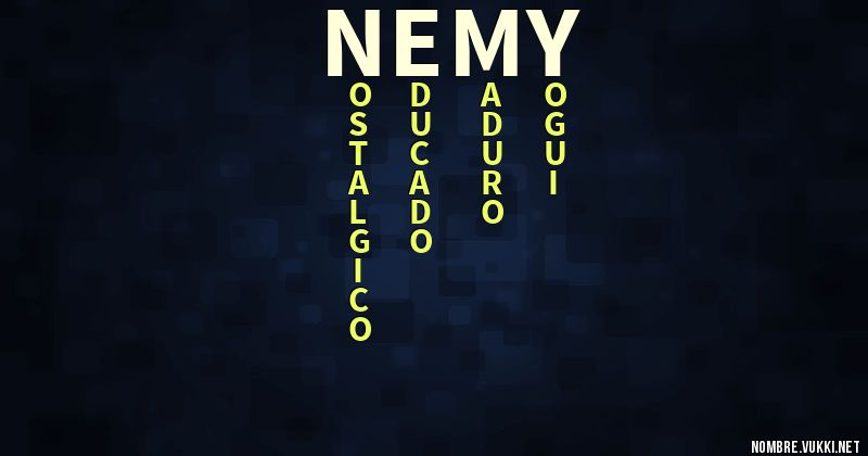Qué significa nemy