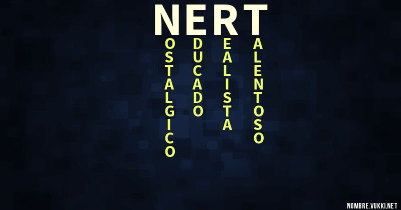 Qué significa nert