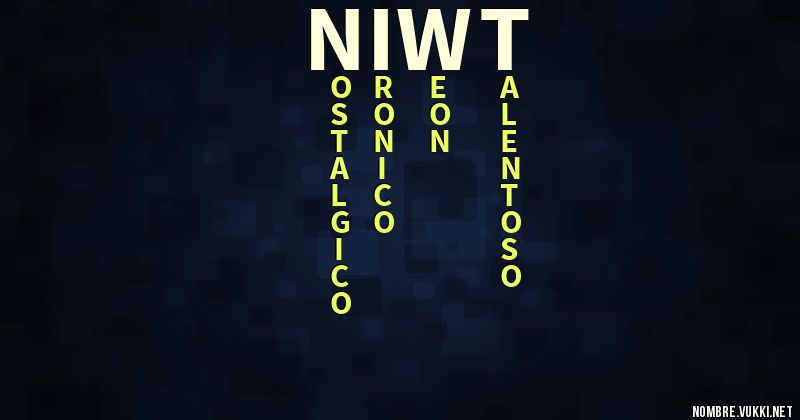 Qué significa niwt