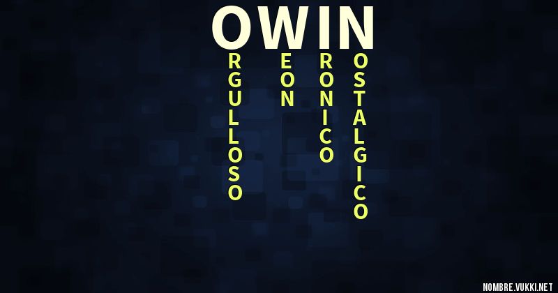 Qué significa owin