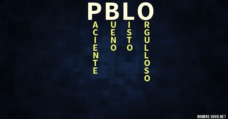 Qué significa pblo