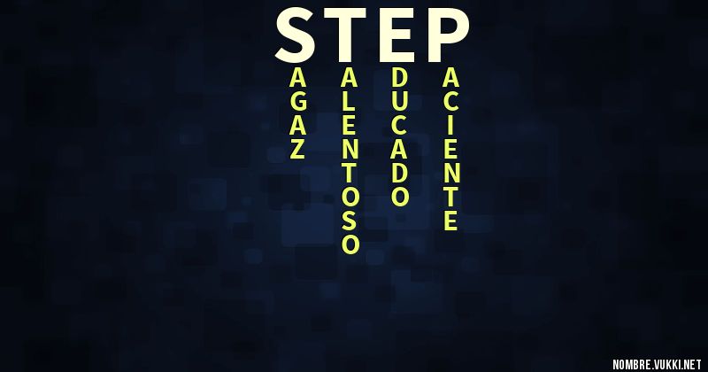 Qué significa step