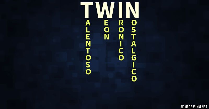 Qué significa twin