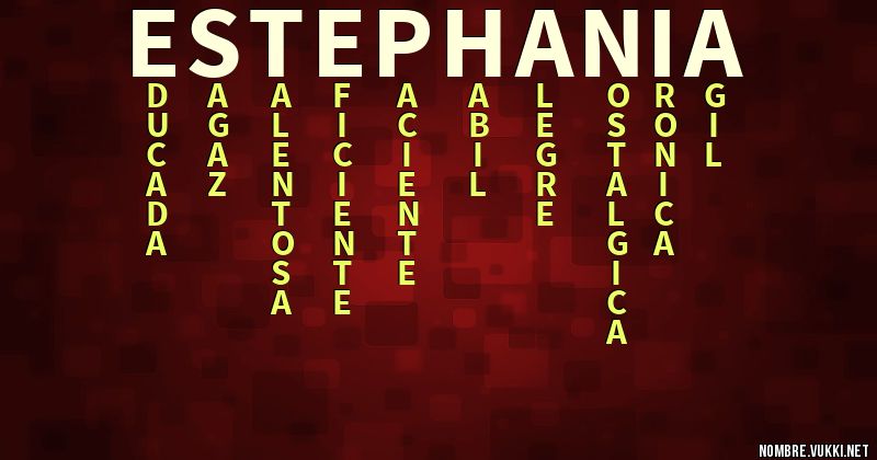 Qué significa estephania