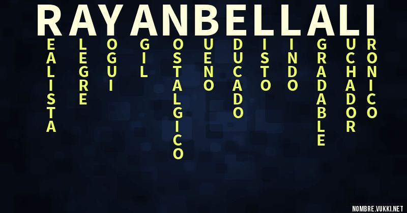 Qué significa rayanbellali