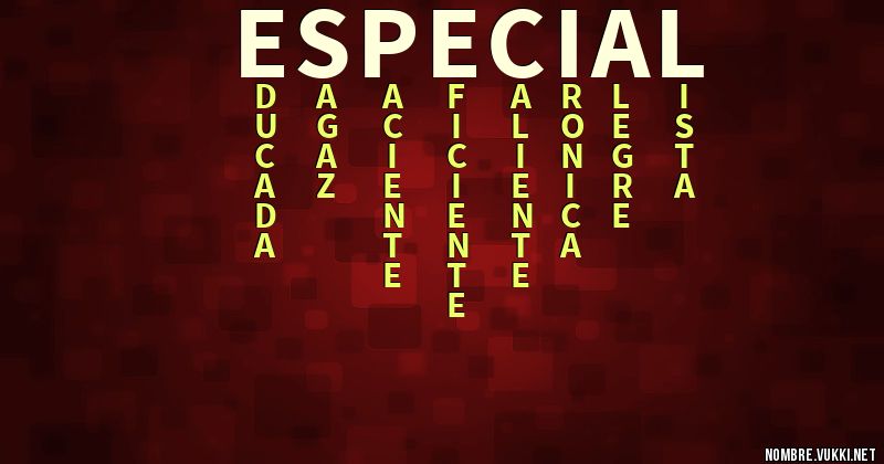 Qué significa especial