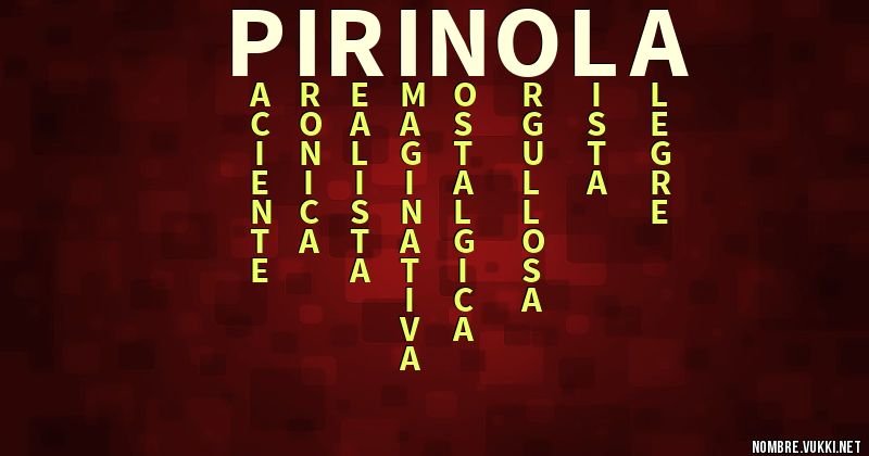 Qué significa pirinola