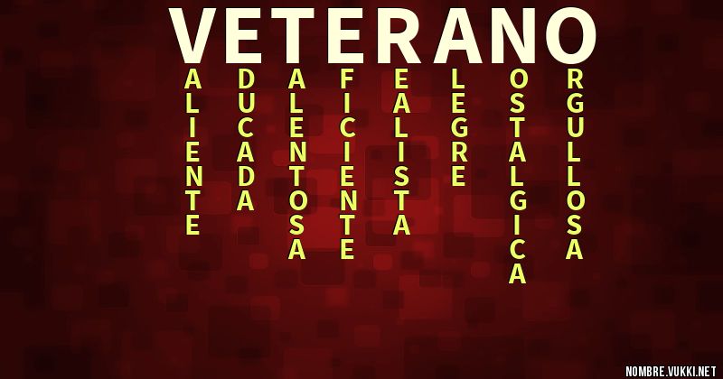 Qué significa veterano