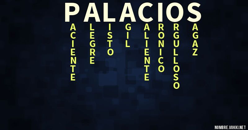 Qué significa palacios