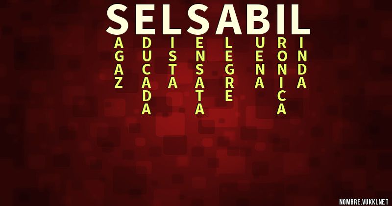 Qué significa selsabil