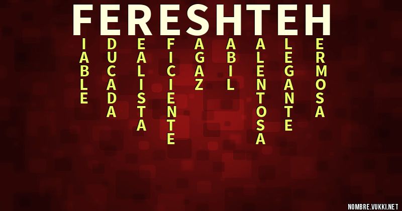 Qué significa fereshteh