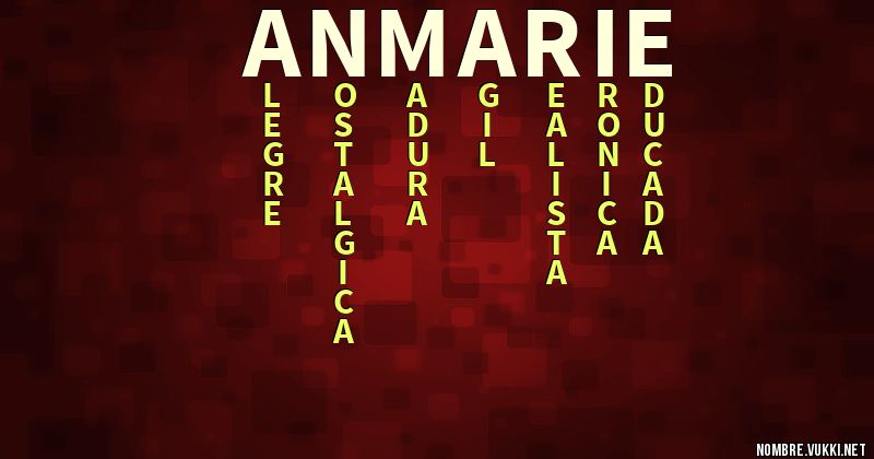 Qué significa anmarie