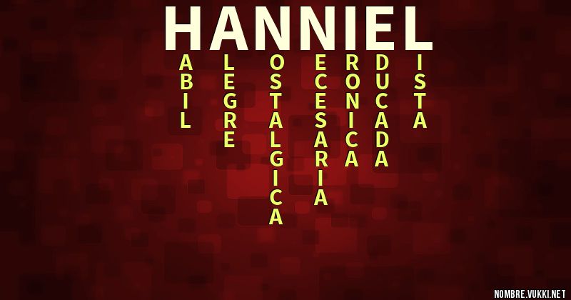 Qué significa hanniel