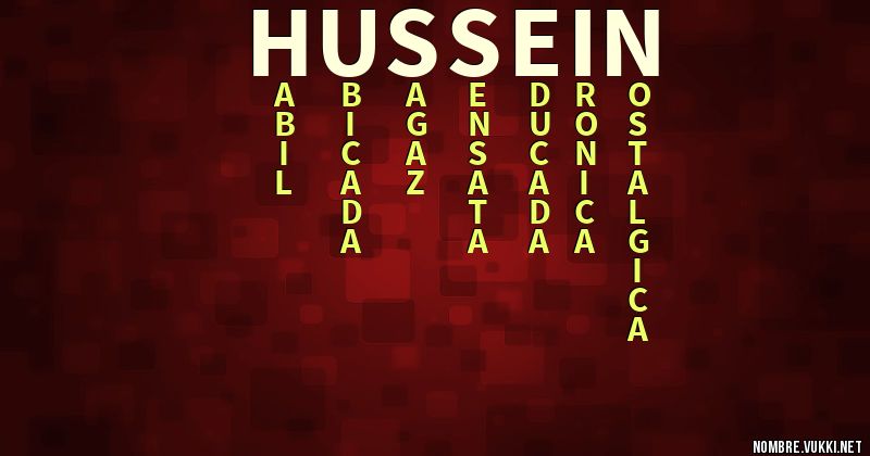 Qué significa hussein