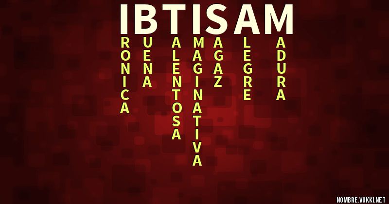 Qué significa ibtisam