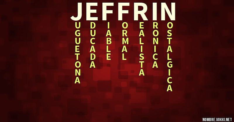 Qué significa jeffrin