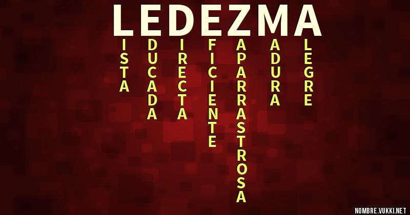Qué significa ledezma