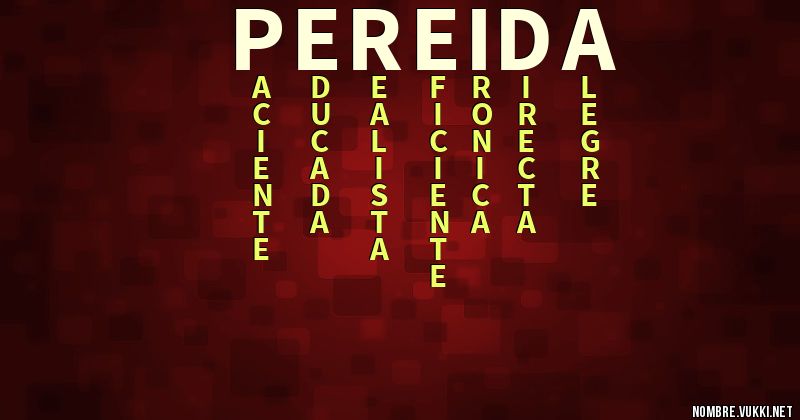 Qué significa pereida
