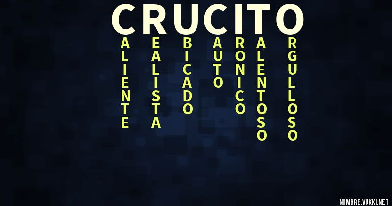 Qué significa crucito