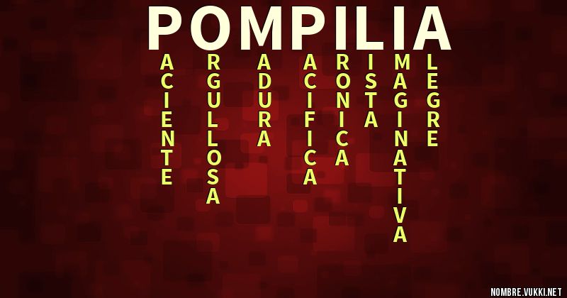 Qué significa pompilia