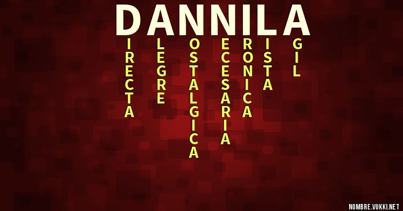 Qué significa dannila